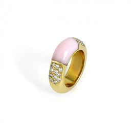 JOOP! Heyder Exclusiv Damenring Opal rosa aus 750/- Gelbgold