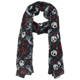 The Nightmare Before Christmas Jack Skellington - Ghost & Roses Tuch multicolor