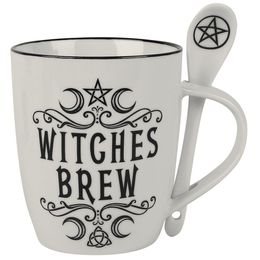 Alchemy England Witches Brew Tasse weiß schwarz
