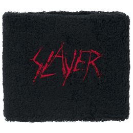 Slayer Logo - Wristband Schweißband schwarz