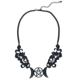Gothicana by EMP Pentagram Halskette schwarz