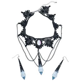 Gothicana by EMP Blue Drop Halsband schwarz