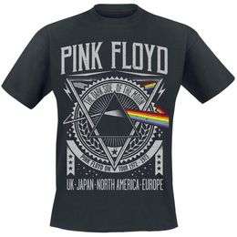 Pink Floyd The Dark Side Of The Moon - Tour 1972 T-Shirt schwarz in L