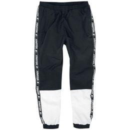 starters Starter Starter Two Toned Jogging Pants Trainingshose schwarz weiß in L