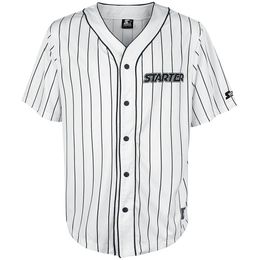 starters Starter Baseball Jersey Kurzarmhemd weiß in L