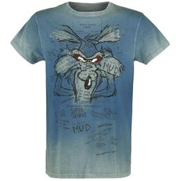 Looney Tunes Wile E. Coyote - Inner Thoughts T-Shirt türkis in L