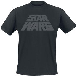 Star Wars Logo T-Shirt schwarz in L