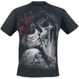 Spiral Dead Kiss T-Shirt schwarz in L