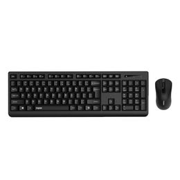 RAPOO Kabelloses Multi-Mode-Deskset "X1700", Schwarz, QWERTZ