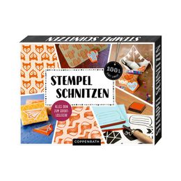 Coppenrath Bastel-Set 100% SELBST GEMACHT - STEMPEL SCHNITZEN