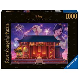RAVENSBURGER VERLAG Ravensburger Puzzle 17332 - Mulan - 1000 Teile Disney Castle Collection Puzzle für Erwachsene und Kinder ab 14 Jahren