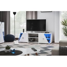 JVmoebel Lowboard TV Ständer Holz Luxus Modern Möbel Weiß Neu