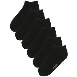 Ewers - Sneaker-Socken ESSENTIAL MIX 6er-Pack in schwarz, Gr.27-30