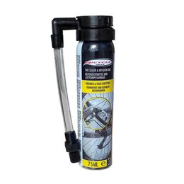 EDCO Reifen-Reparaturset Fahrrad REIFENDICHTMITTEL 75ml Luftpumpe Reifenpannenspray 09