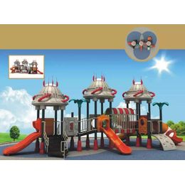 JVmoebel Spielturm für Kinder in Form von Robotern Spielturm Rutsche Outdoor