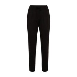 Tom Tailor Stoffhose Elegante Business Stoffhose Loose Fit Ankle Pants mit Tunnelzug 4650 in Schwarz