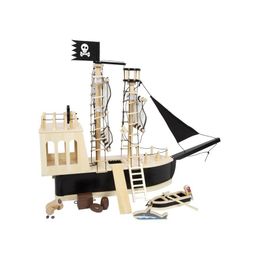 Small Foot - Wooden Dollhouse Pirate Boat