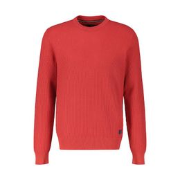 Lerros Herren Lerros Strickpullover &raquo;Lerros Strickpullover, O-Neck&laquo; grau S