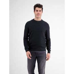 Lerros Strickpullover »Crewneck Strickpullover« DEEP BLUE 3XL 3XL Lebendige Struktur-Strickoptik