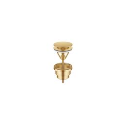 Dornbracht Ablaufgarnitur ohne Druckverschluss SERIENNEUTRAL 10126970 1 1/4" Messing gebürstet (23kt 10126970-28
