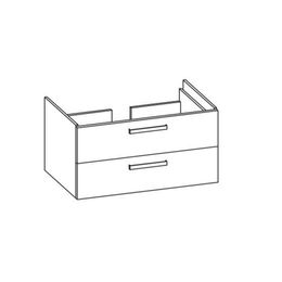 Artiqua 411 Waschtischunterschrank f&uuml;r DuraSquare 235310 Castello Eiche quer NB, 411-WU2L-D74-7136-4 411-WU2L-D74-7136-426