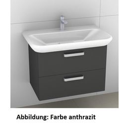 Artiqua 413 Waschtischunterschrank für MyDay 125480 Quarzgrau Hochglanz Select, 413-WU2L-K76-7162-17 413-WU2L-K76-7162-172