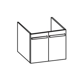 Artiqua 413 Waschtischunterschrank f&uuml;r Acanto 500620,500629, Sanremo Eiche quer NB, 413-WU2T-K161-71 413-WU2T-K161-7145-428