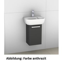 Artiqua 413 Waschtischunterschrank f&uuml;r 4U 273445, Quarzgrau Matt Select, 413-WUT-K21-R-7163-173 413-WUT-K21-R-7163-173