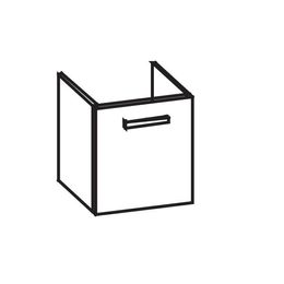 Artiqua 413 Waschtischunterschrank f&uuml;r 4U 223465, Oxid Dunkelgrau quer, 413-WUT-K23-L-7184-723 413-WUT-K23-L-7184-723