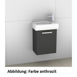 Artiqua 413 Waschtischunterschrank für Citterio 500541 (ehem. 123545), Quarzgrau Matt Select, 413-WU 413-WUT-K99-L-7163-173