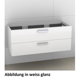 Artiqua 414 Waschtischunterschrank für Venticello 4104CK, Sangallo Grau quer, 414-WU2L-V114-7152-432 414-WU2L-V114-7152-432