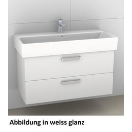 Artiqua 414 Waschtischunterschrank f&uuml;r Memento 5133A4, 5133A5, 5133A6 Sangallo Grau quer, 414-WU2L-V 414-WU2L-V30-7152-432