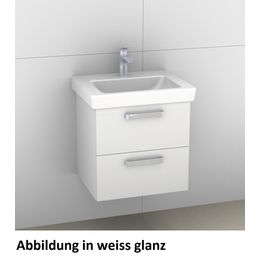 Artiqua 414 Waschtischunterschrank f&uuml;r Subway 2.0 7113F6 Sangallo Grau quer, 414-WU2L-V60-7152-432 414-WU2L-V60-7152-432
