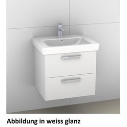 Artiqua 414 Waschtischunterschrank f&uuml;r Subway 2.0 7113F0, 7113F2 Sangallo Grau quer, 414-WU2L-V64-71 414-WU2L-V64-7152-432