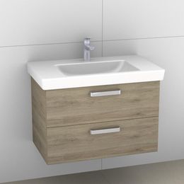 Artiqua 414 Waschtischunterschrank f&uuml;r Subway 2.0 717581 Sanremo Eiche quer NB, 414-WU2L-V68-7145-42 414-WU2L-V68-7145-428