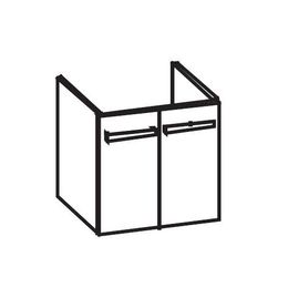 Artiqua 414 Waschtischunterschrank f&uuml;r Legato 415160, 415161 Sangallo Grau quer, 414-WU2T-V132-7152- 414-WU2T-V132-7152-432
