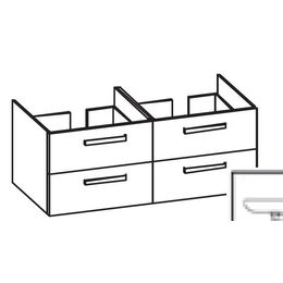 Artiqua 414 Waschtischunterschrank f&uuml;r Subway 2.0 7175D1 Sangallo Grau quer, 414-WU4L-V76-7152-432 414-WU4L-V76-7152-432