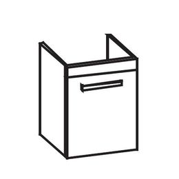 Artiqua 414 Waschtischunterschrank f&uuml;r Sentique 514365, 514366 Anthrazit Glanz, 414-WUT-V14-R-7065-5 414-WUT-V14-R-7065-51