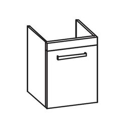 Artiqua 414 Waschtischunterschrank f&uuml;r Sentique 514360, 514361 Wei&szlig; Matt Select, 414-WUT-V11-R-7161- 414-WUT-V11-R-7161-171