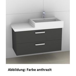 Artiqua 415 Waschtischunterschrank f&uuml;r Living City 818431 Sangallo Grau quer, 415-WU2L-L15-7152-432 415-WU2L-L15-7152-432