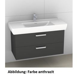 Artiqua 415 Waschtischunterschrank f&uuml;r Pro A 813958 Sangallo Grau quer, 415-WU2L-L29-7152-432 415-WU2L-L29-7152-432