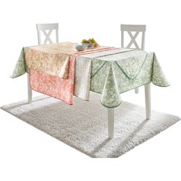 unisex Tischdecke beige, Größe 80x80 cm - Mitteldecke
