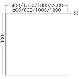 Burgbad Leuchtspiegel Sys30 PG1 Aqua 1300x800x35 Sys30 PG1 Aqua, SIFM080R320 SIFM080R320