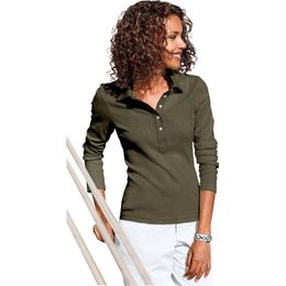 Langarm-Poloshirt