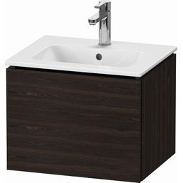 Duravit L-Cube Waschtischunterbau wandhängend Nussbaum gebürstet Matt 520x421x400 mm - LC611806969 LC611806969