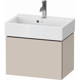 Duravit L-Cube Waschtischunterbau wandhängend Taupe Matt 584x391x394 mm - LC611909191 LC611909191