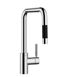 Dornbracht Einhebelmischer Pull-down mit Brausefunktion META SQUARE 33870861 Dark Chrome 33870861-19