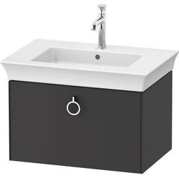 Duravit White Tulip Waschtischunterbau wandh&auml;ngend Graphit Seidenmatt 684x458x410 mm - WT42510585800 WT4251058580010