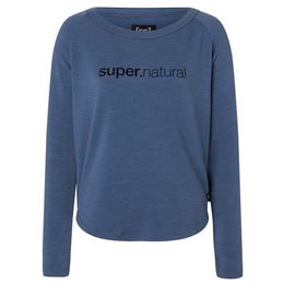 super.natural - Women's Everyday Crew - Longsleeve Gr 34 - XS blau