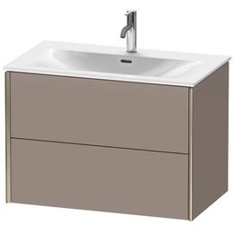 Duravit XViu Waschtischunterbau wandhängend Basalt Matt 810x480x557 mm - XV41340B143 XV41340B143